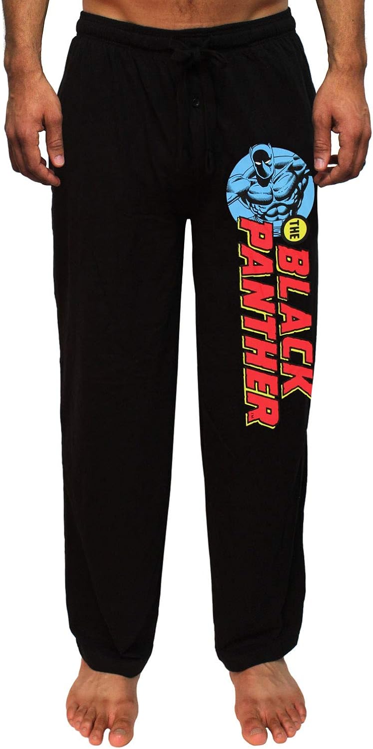 Amazon.com: Marvel Comics Black Panther Print Men's Lounge Pants: Clothing