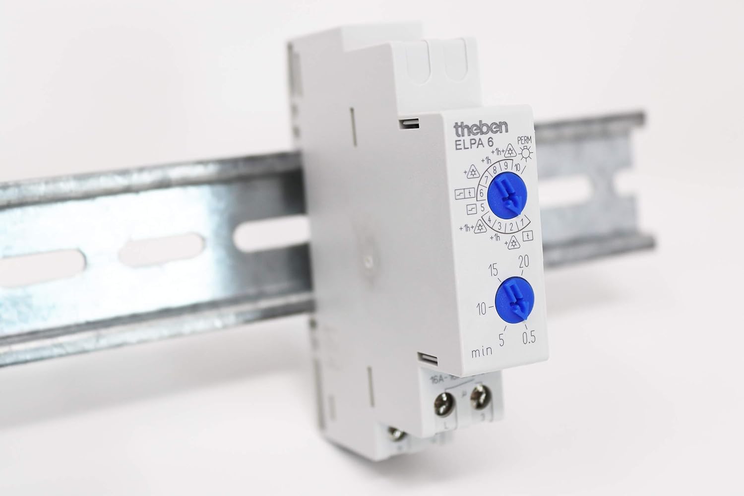 Theben ELPA 6 3/4 Conductor Connection Stair Light Timer Switch, Grey ...