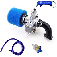 Amazon.com: TC-Motor Mikuni Carb VM22 26mm Carburetor Manifold Filter Intake Pipe For 110cc ...