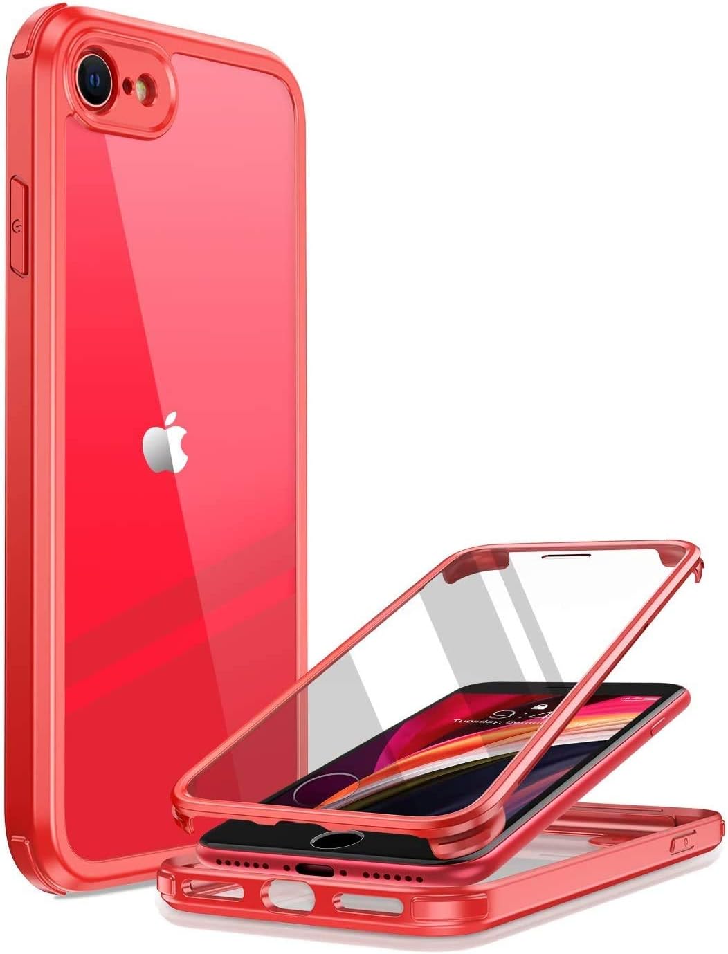 Miracase Coque de Protection pour iPhone Se 2020 avec Film Protecteur d ...