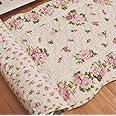 Amazon.com: USTIDE Rustic Rose Flowers Area Carpet,Home Decor Cotton ...