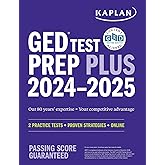 Amazon.com: GED Test Prep 2024-2025: Includes a Diagnostic Pretest, 2 ...