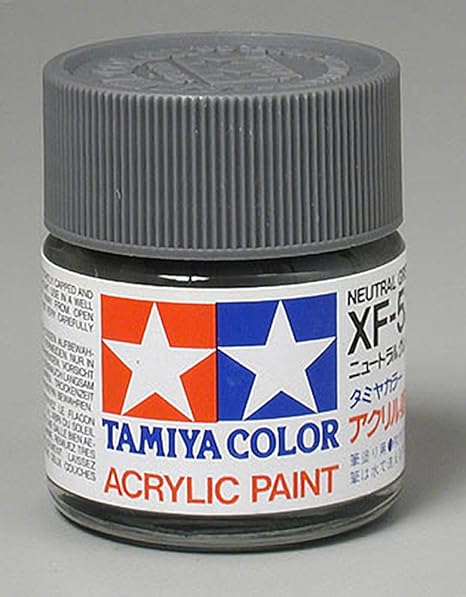 Amazon.com: Tamiya TAM81353 Acrylic XF53, Flat Neutral Gray: Toys & Games