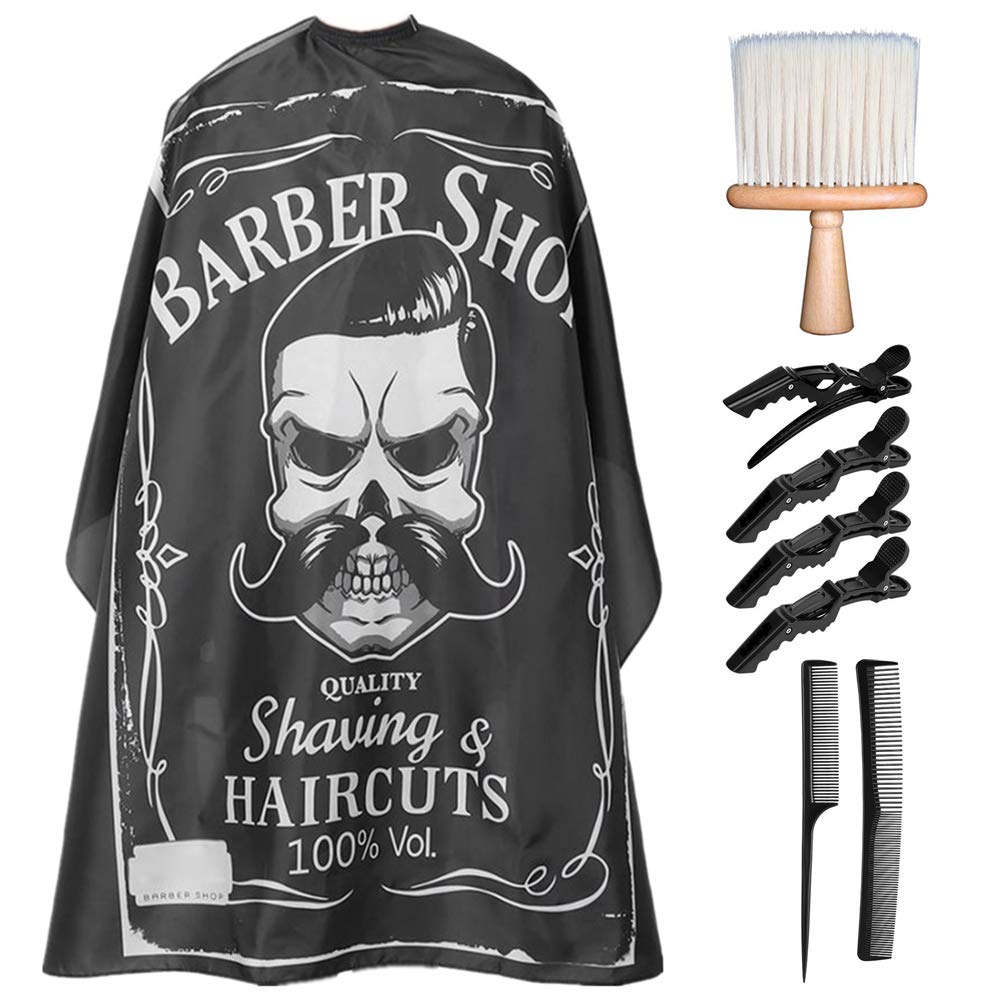 Amazon.com : So cool Professional Barber Cape with Adjustable Metal ...