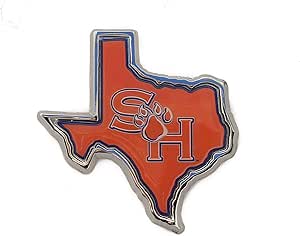 Amazon.com: Sam Houston State University Texas Shaped Auto Emblem ...