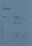 Amazon.com: Notes: A Miniature Booklet of 8-Stave Manuscript Paper ...