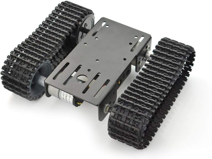 DFRobot Black Gladiator – Tracked Robot Chassis - BigaMart