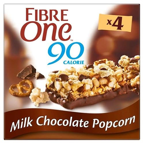 Fibre One 90 Calorie Milk Chocolate Popcorn Bars 4 x 21g in Kuwait ...