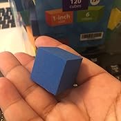 Amazon.com: Premium Joy Foam Counting Color Cubes for Kids - Size of 1 ...