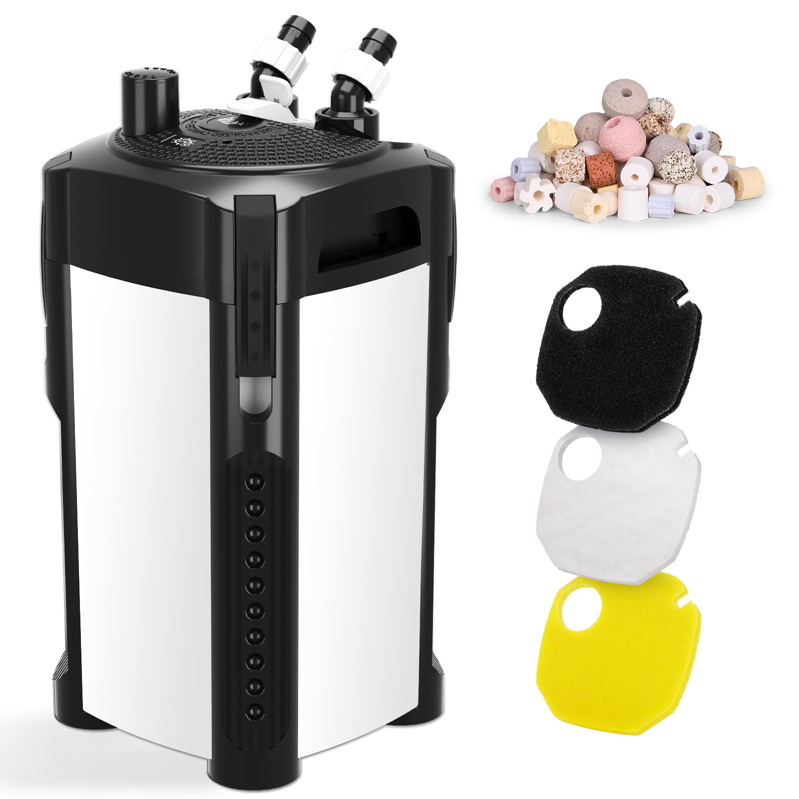 Mua AQQA 475GPH Canister Filter, Ultra-Quiet External Aquarium Canister ...