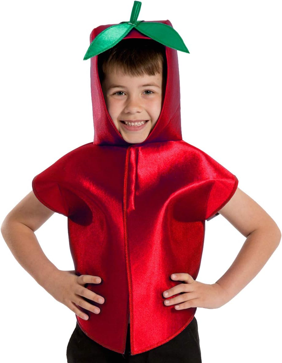 Charlie Crow Red Tomato, Strawberry or Apple Costume for kids 3-8 years ...