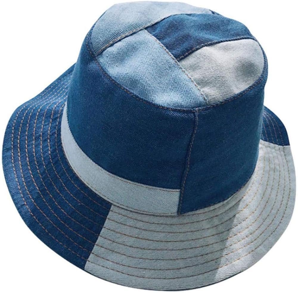 UKKD Sombrero Pescador Bucket Hat Sombreros De Verano Y Remiendo Lavado ...