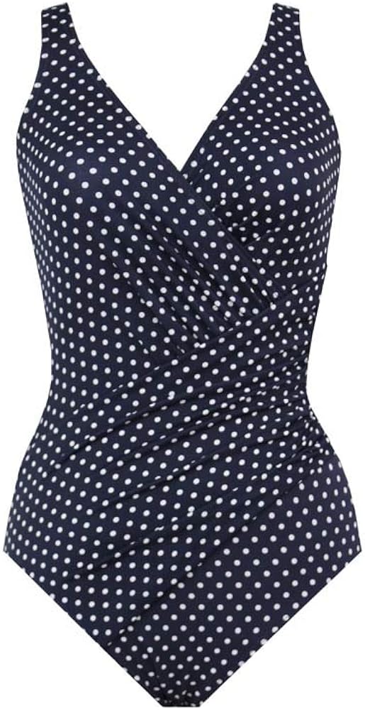 Miracle Suit Oceanus Women's Swimsuit - Blue -: Amazon.co.uk: Clothing