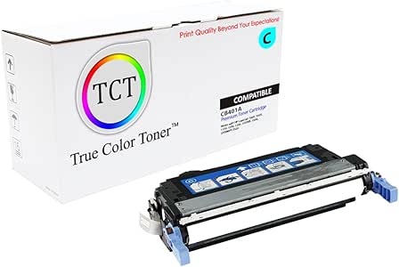 Amazon.com: TCT Premium Compatible Toner Cartridge Replacement for HP 642A CB401A Cyan Works ...