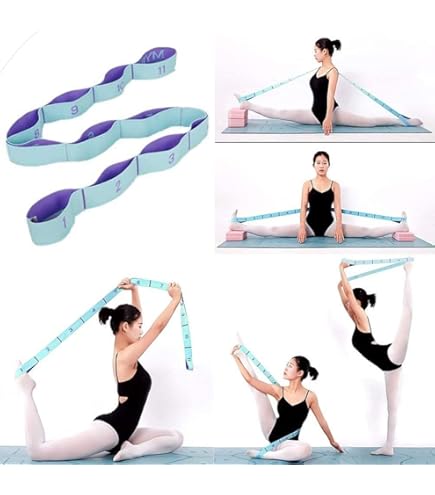 Therapist's Choice Stretch Strap With Loops To Increase Flexibility