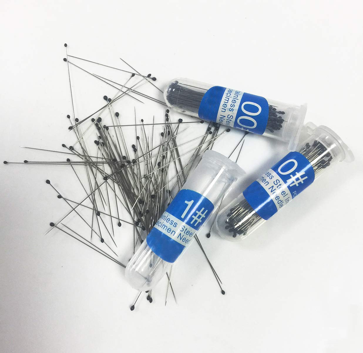 Entomology Pins Stainless Steel Insect Pins Size:00 0 1 300 PCS Premium ...