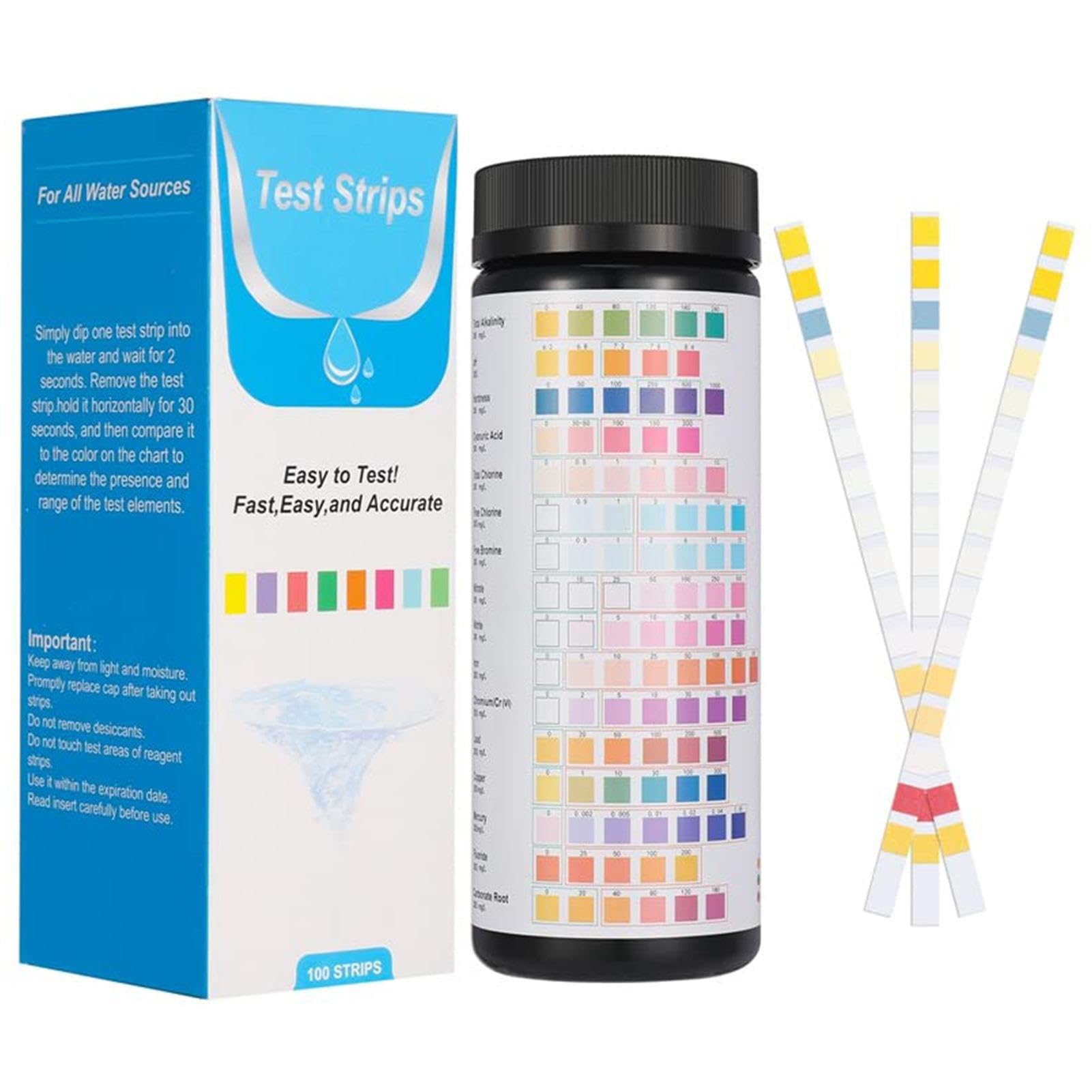 Mua Water Quality Inspection Kit - 16 In 1 Drinking Water Test Kit, 100 ...