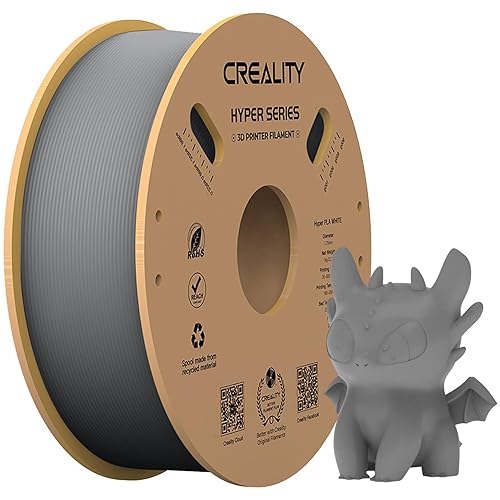 Creality PLA 3D Printing Filament,Hyper PLA Grey for High Speed Printer ...