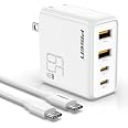 Amazon.com: PISEN 65W USB C Charger - 65W USB C Fast Charger Block with ...