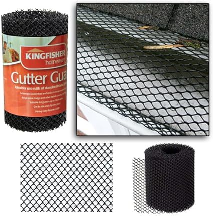 Kingfisher Heavy Duty 3M Roll Gutter Guard Plastic Mesh Roof Filter ...