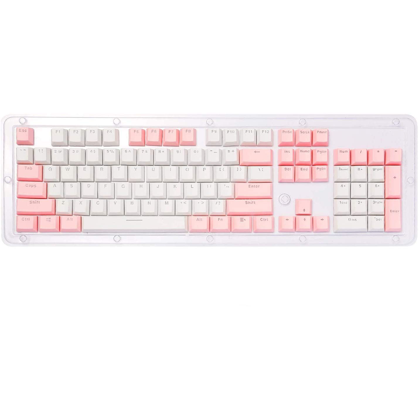 Buy 104key Doubleshot PBT ANSI Layout Keycaps for Cherry MX Mechanical ...