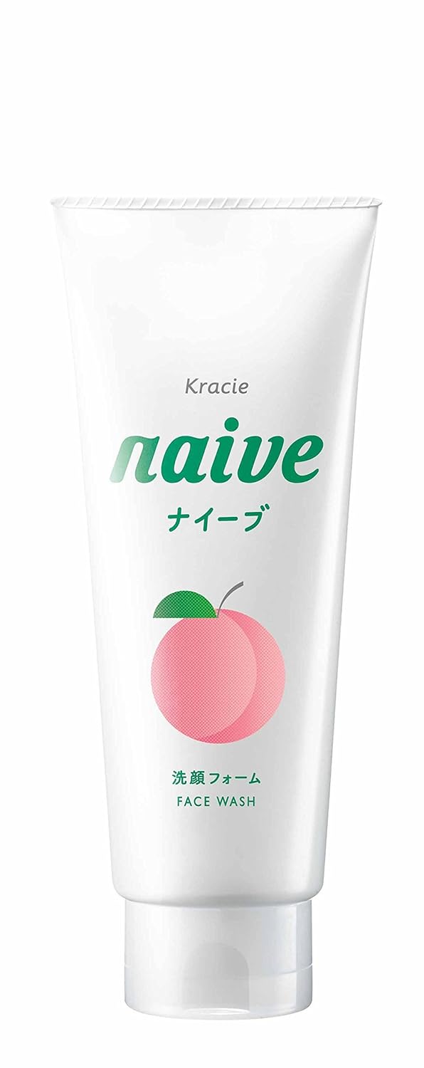 Amazon.com : KRACIE NAIVE FACIAL CLEANSING FOAM PEACH, 130G : Beauty