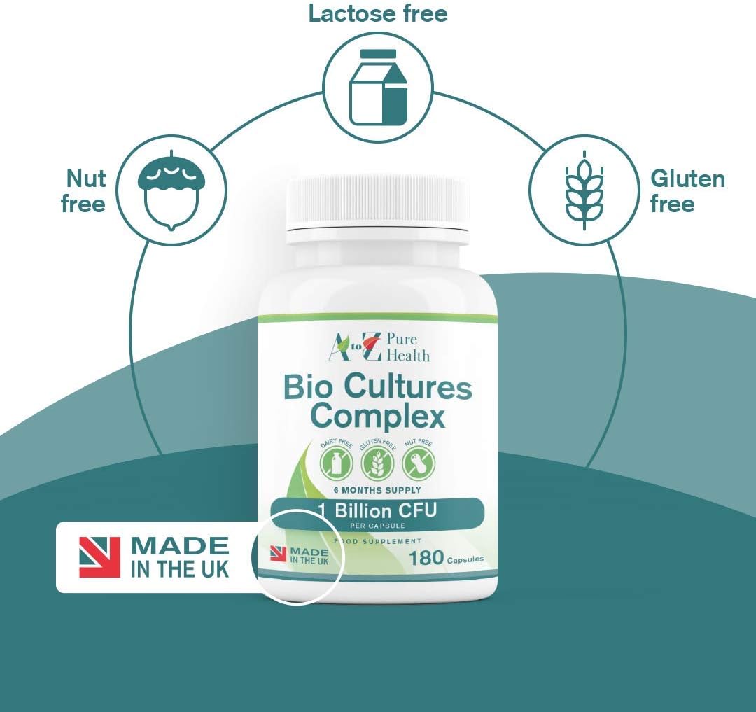 Premium Bio Cultures Complex 180 Capsules (6 Month’s Supply) | High ...