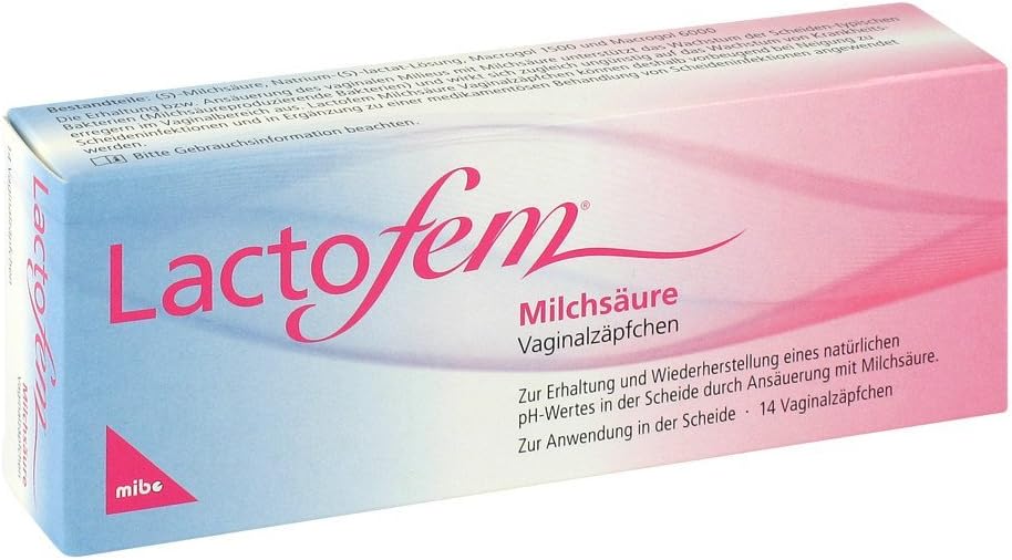 Lactofem Lactic Acid Suppositories Pack of 14): Amazon.co.uk: Kitchen ...