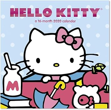 2020 Hello Kitty Wall Calendar (DDD6582820): Amazon.co.uk: Office Products