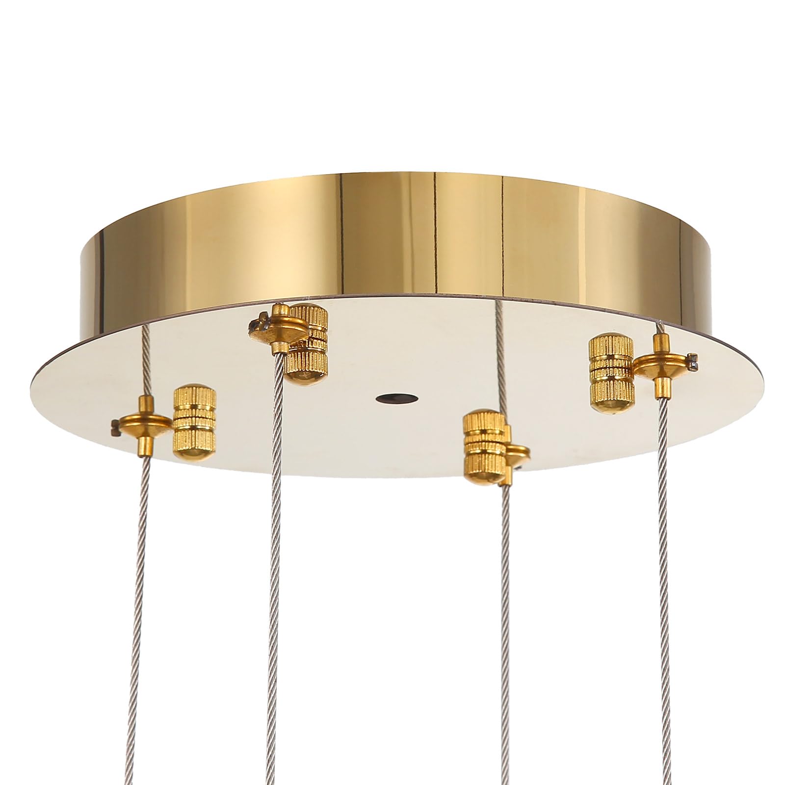 dolria Gold Sloped Ceiling Adapter for Modern Chandelier Crystal ...
