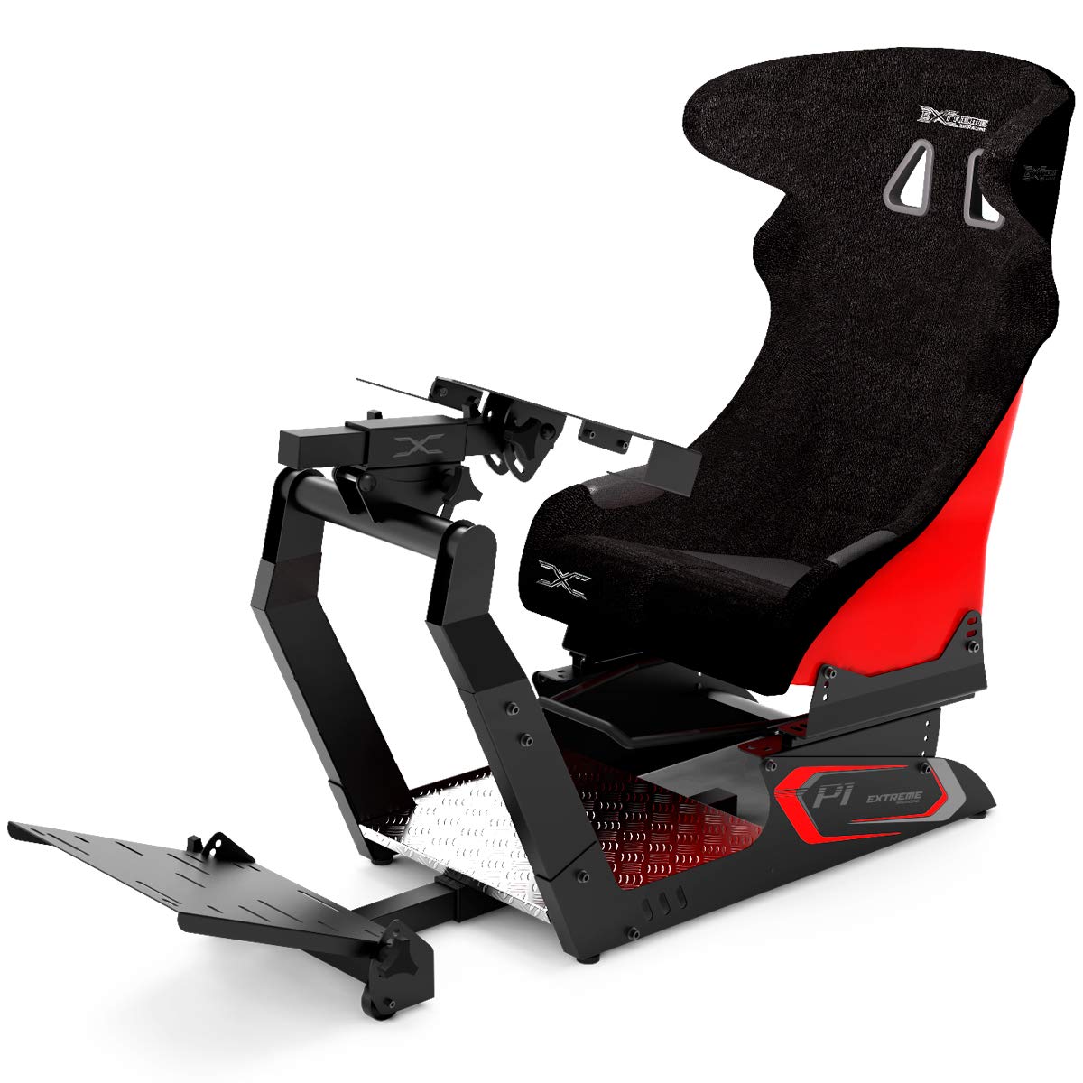 Extreme Sim Racing Wheel Stand Advanced Cockpit P1 Red Seat ...