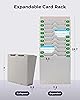 Volcora Expandable Time Card Rack 20 Pockets, Time Card Holder Wall ...