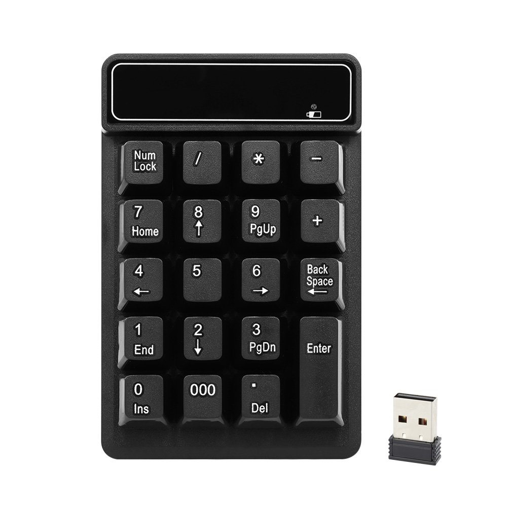 2 4Ghz Wireless Numeric Keypad Mechanical Feel Number Amazon in
