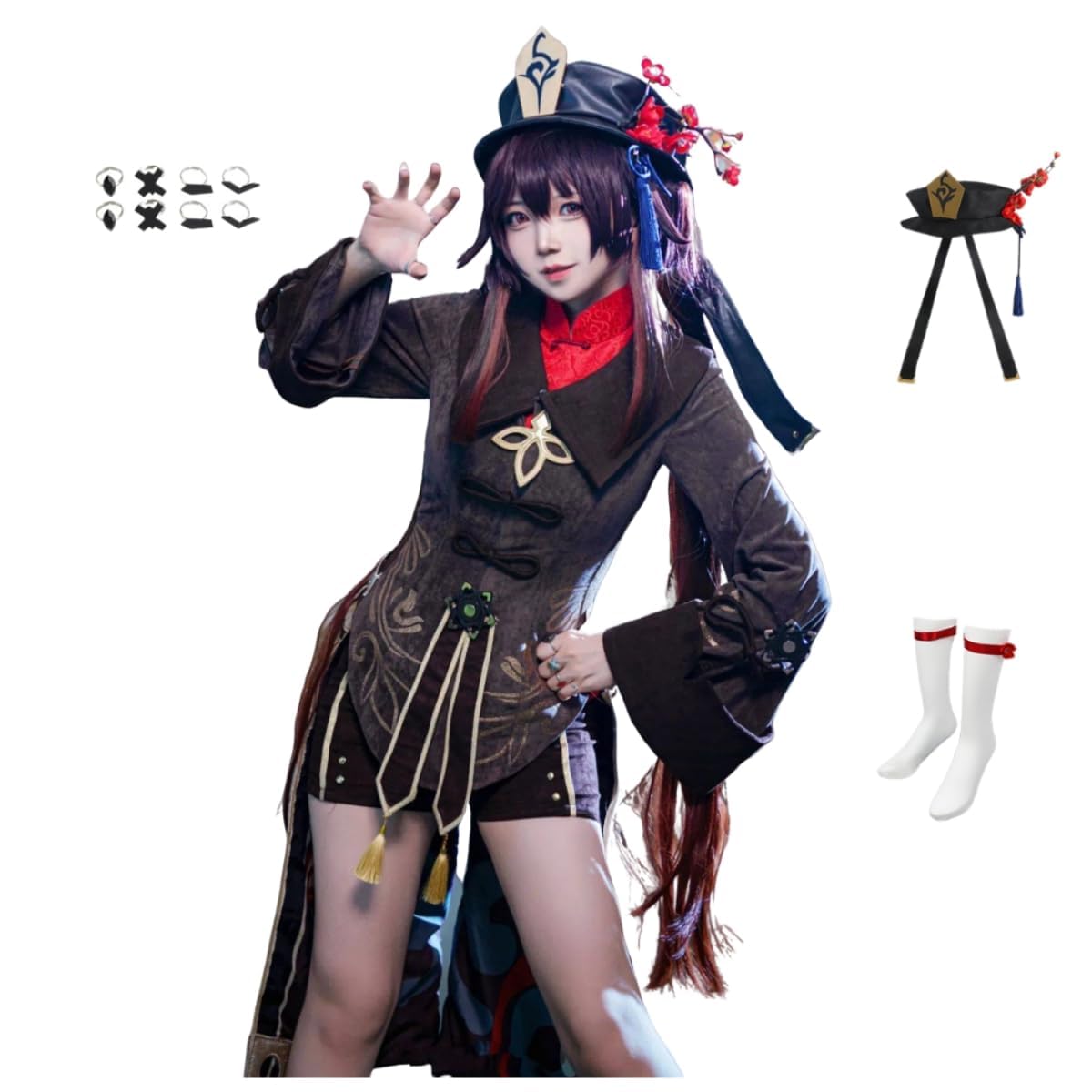 Mua Fovyi Hu Tao Cosplay Costume GenshinImpact Cosplay Full Sets ...