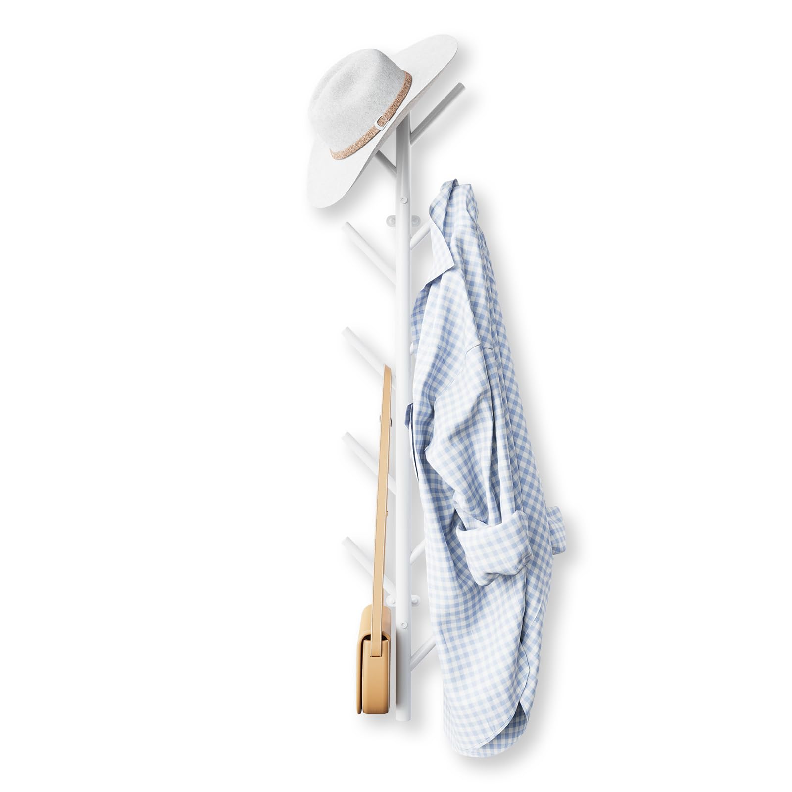 RRG Coat Rack, Hat Tree for Wall, Modern Metal Wall Clothes Rack, Space ...