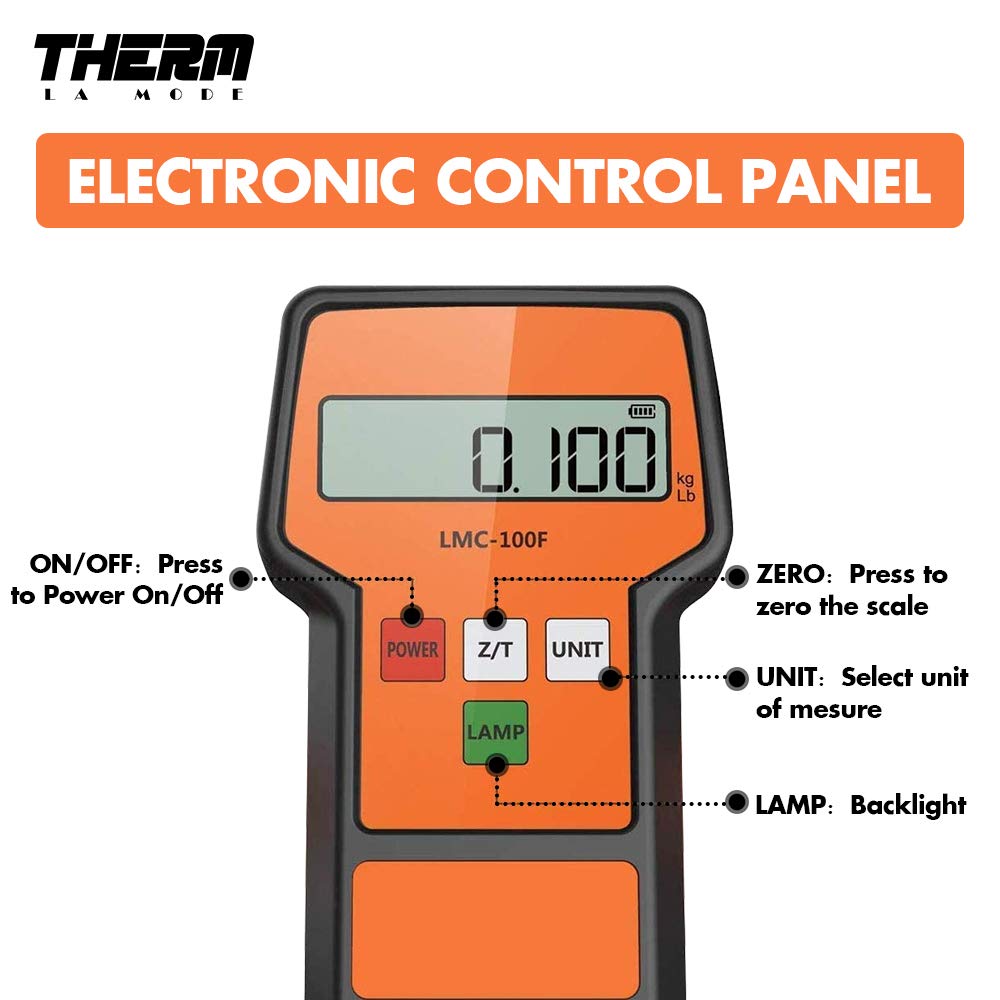 Electronic Refrigerant Scale Therm LMC-100F Digital Electronic Refrigerant Charging Recovery ...
