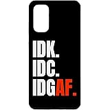 Amazon.com: IDK IDC IDGAF design T-Shirt : Clothing, Shoes & Jewelry