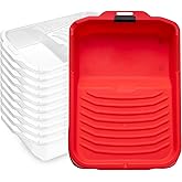 Amazon.com: Mister Rui Paint Tray, 23 Pack 2 Inch Paint Tray with Liners, Disposable Paint ...