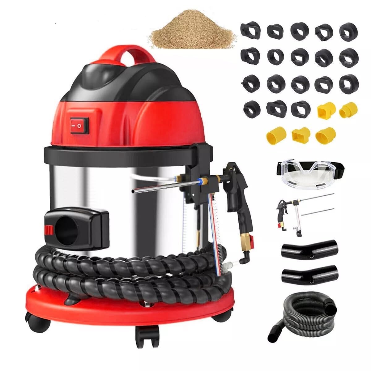 Walnut Blaster,HTS558 Walnut Sand DE-Carbon Cleaner,Automotive Walnut ...