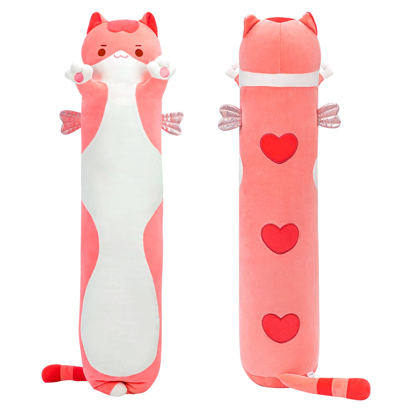 Mewaii Long Cat Plush 5 Sizes, 120% Extra Filling Giant Plushness Kids ...