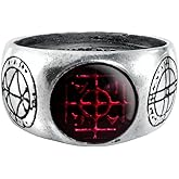 Amazon.com: Agla Alchemy Gothic Pewter Talisman Ring - size 11 ...