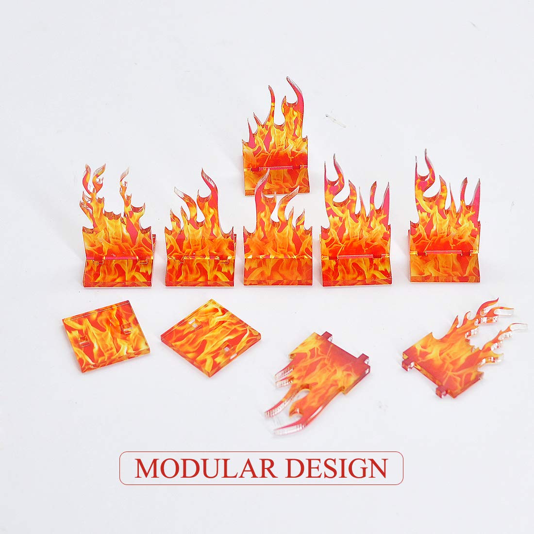 Mua CZYY Wall of Fire Miniature (Set of 8) Spell Effects Flame Terrain ...