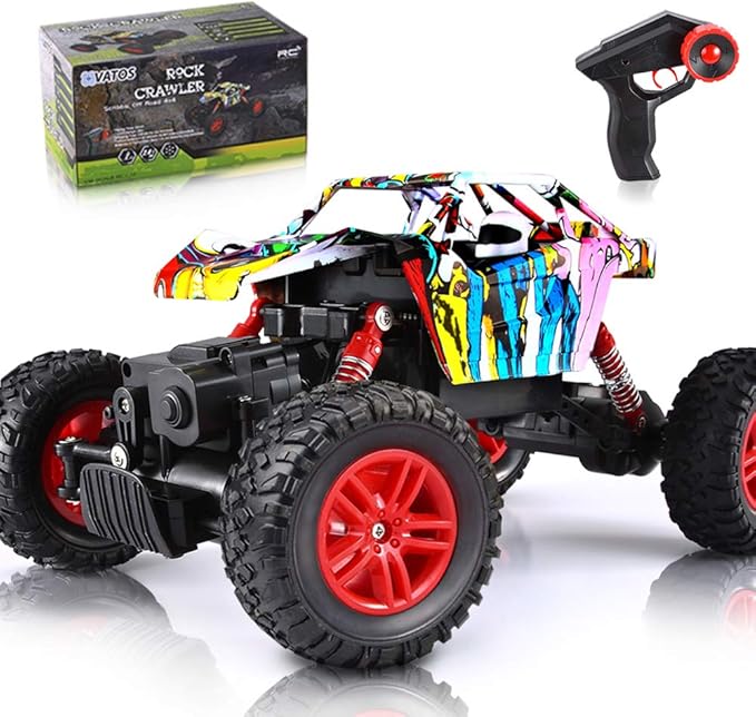 VATOS RC Cars,1:18 Off Road Remote Control Trucks Rechargable 2.4GHz ...