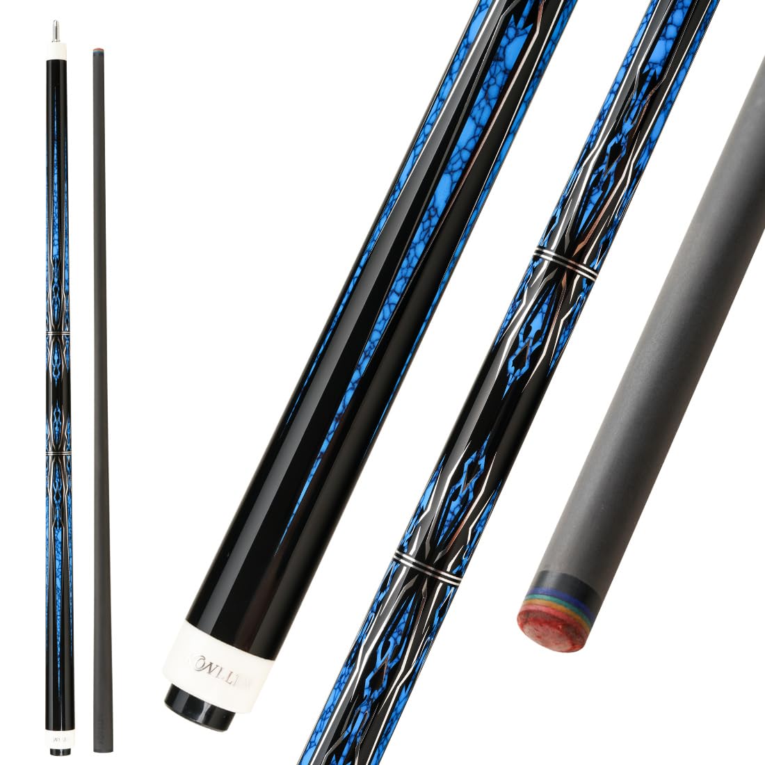 Mua Laser Series Carbon Fiber Pool Cue Stick Wrapless Professional Cues ...