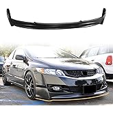 Amazon.com: MODILOVER Front Bumper Lip Spoiler Compatible with 2009-2011 Honda Civic 2 Door ...