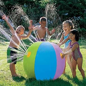 ZJKC Sprinkler Water Ball Thicken Eco-friendly PVC Inflatable Beach ...