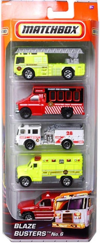 Amazon.com: Matchbox 5 Pack Collector Hero City Designs Scale 1/64 ...