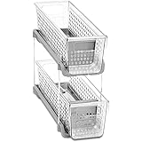 Amazon.com: Madesmart 2-Tier Plastic Multipurpose Organizer with ...