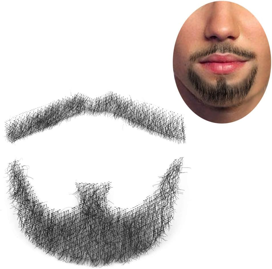 Barba de pelo haosshop, hecha a mano, para hombres, para disfraces y ...