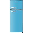 Amazon.com: RCA RFR786-BLUE 2 Door Apartment Size Refrigerator with ...